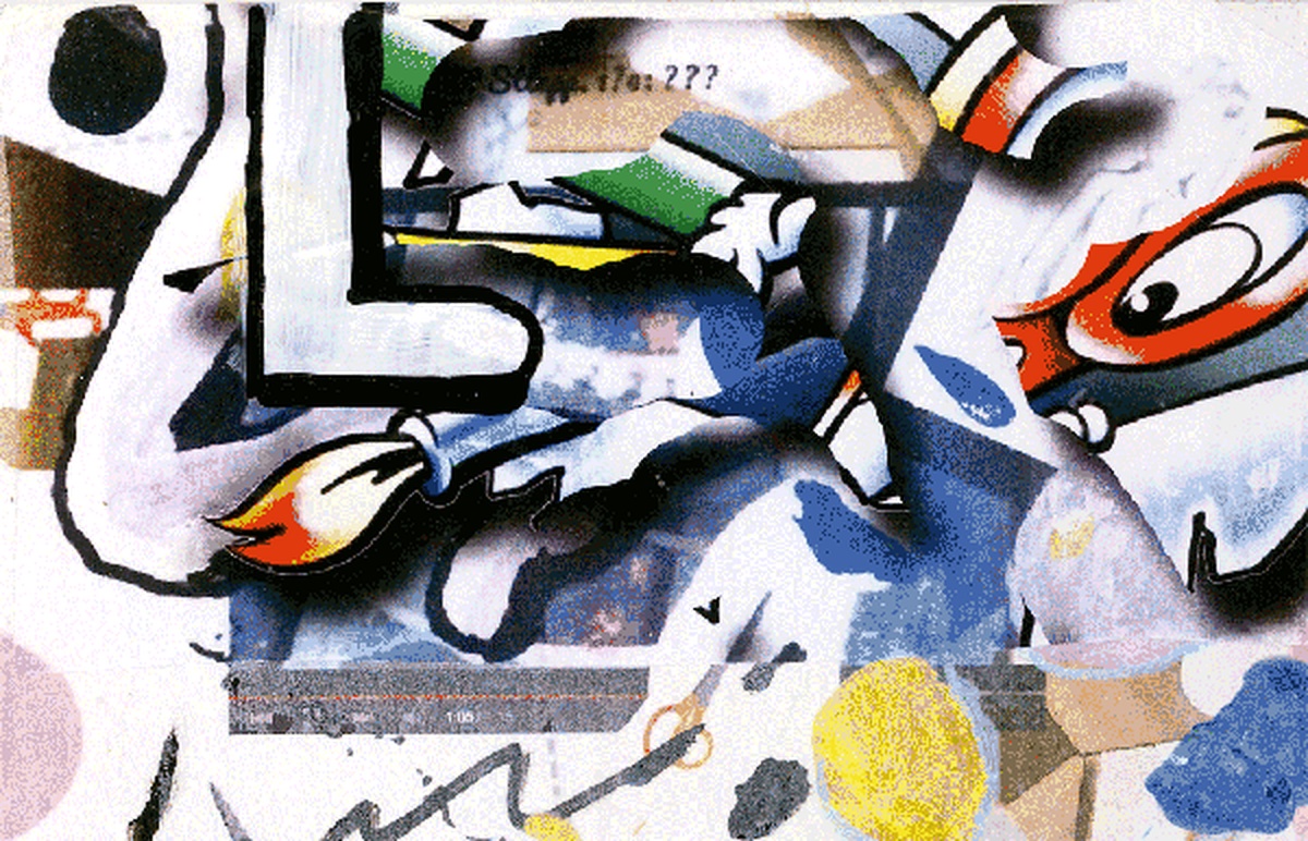 Rhizome > blog > Jacob Ciocci Paints Outside of the Box