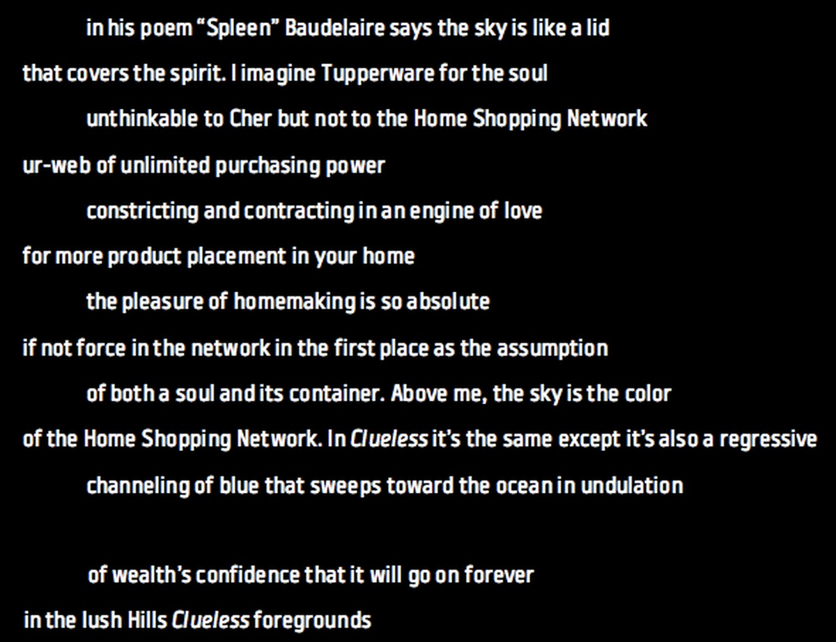 Rhizome > blog > Poetry Under a Home Shopping Network Sky